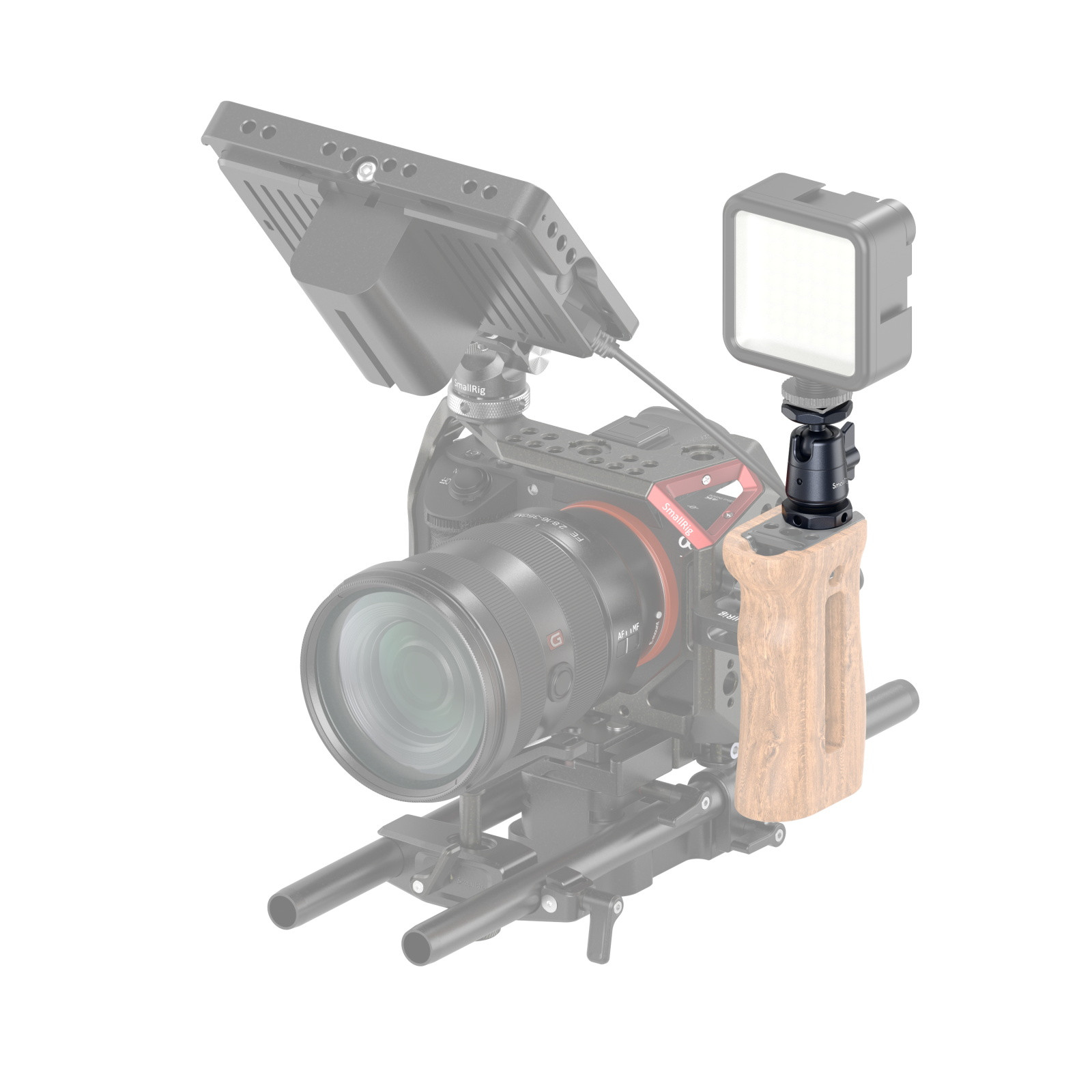 SmallRig 2948B Шаровая головка с креплением Removable Cold Shoe Mount ...